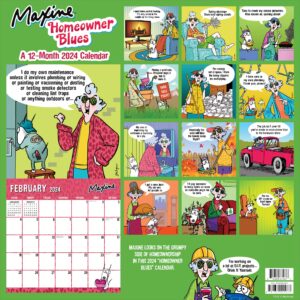 TF PUBLISHING 2024 Maxine Wall Calendar | Large Grids for Appointments and Scheduling | Vertical Monthly Wall Calendar 2024 | Home and Office Organization | Premium Matte Paper | 12"x12”