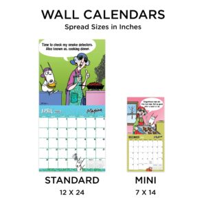 TF PUBLISHING 2024 Maxine Wall Calendar | Large Grids for Appointments and Scheduling | Vertical Monthly Wall Calendar 2024 | Home and Office Organization | Premium Matte Paper | 12"x12”