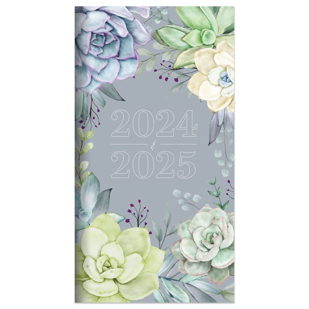 TF Publishing, Succulent 2yr 2024 Pocket Planner