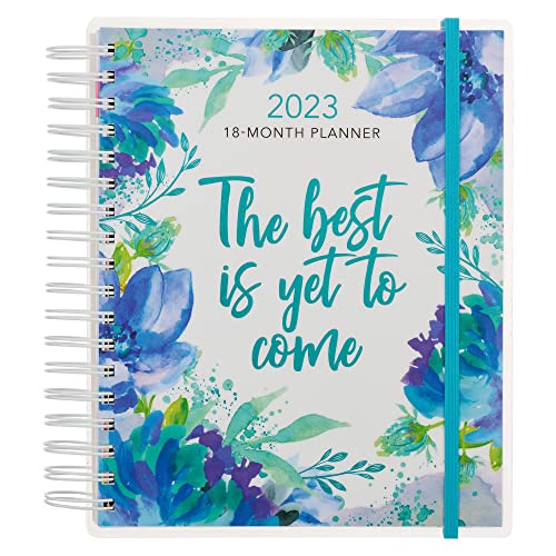 Inspirational 18 Month Planner 2023 The Best is Yet to Come Personal Organizer Daily Weekly Agenda Planner for Women, Elastic Closure Aug 2022-Jan 2024