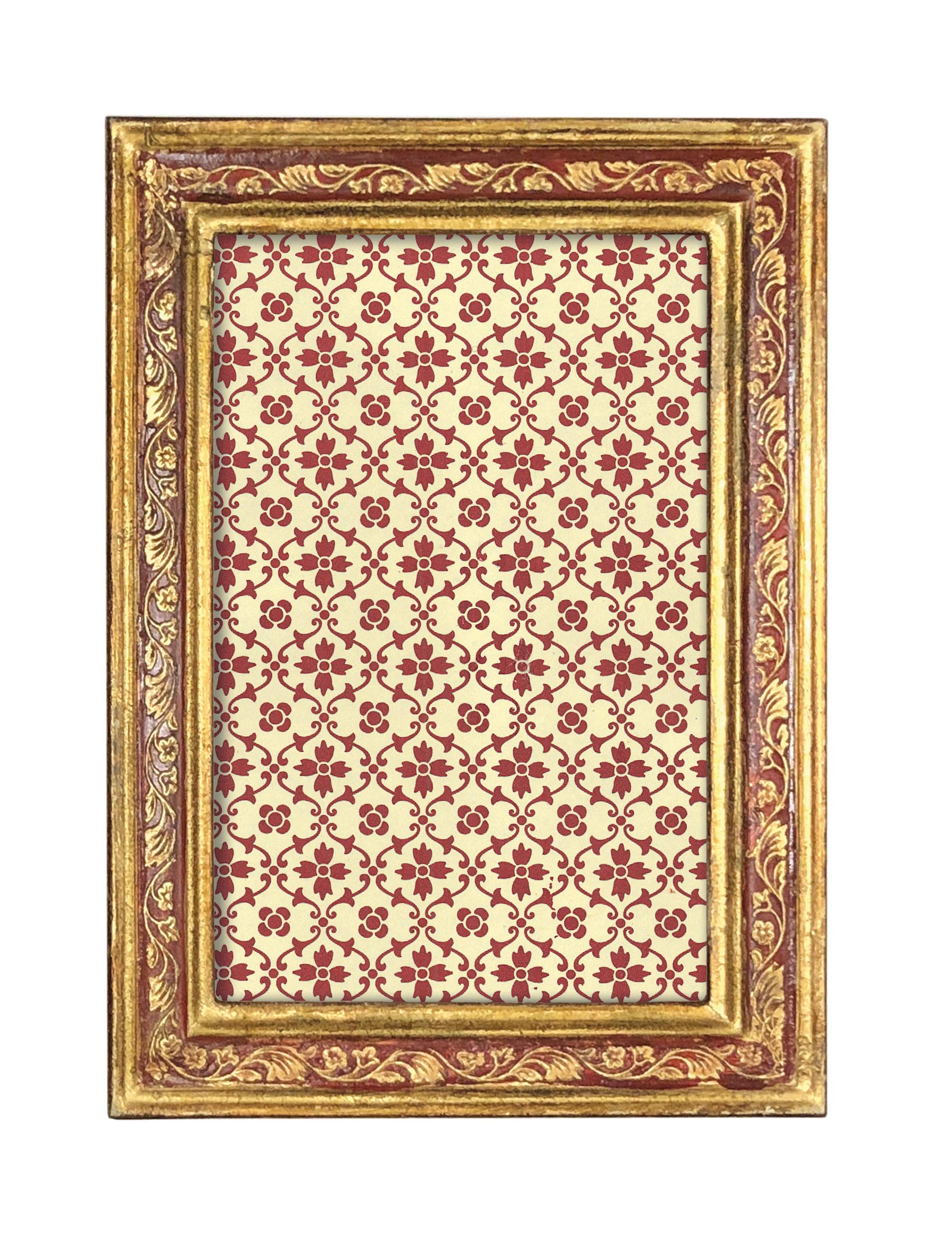 Cavallini Papers Cavallini Florentine Frames 4x6 Roma Red