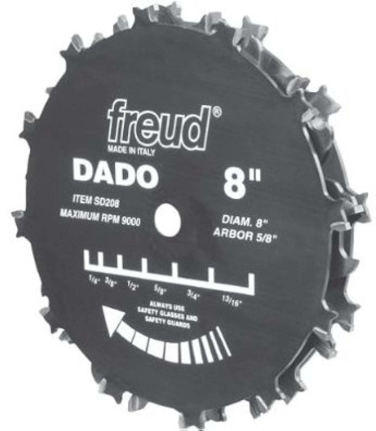 Freud 8 In. Professional Stacked Dado (SD208)