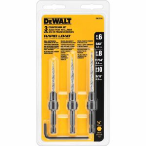 dewalt countersink drill bit set #6, #8, #10, 3-piece (dw2535)