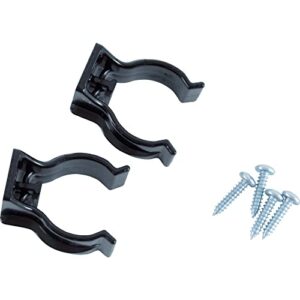 maglite black universal mounting brackets for d-cell flashlight, 2 pk