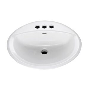 american standard 0476028.020 aqualyn countertop sink, white