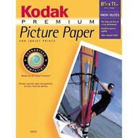 kodak 8245276 premium picture paper 8.5inx11in, 15 sheets