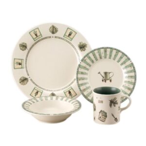 pfaltzgraff naturewood 16-piece stoneware dinnerware set (service for 4)