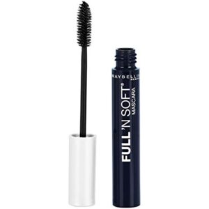 maybelline new york full 'n soft washable mascara, very black, 1 count