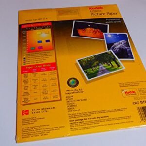 Kodak 8110579 Ultima Picture Paper, Glossy (8.5x11, 15 Sheets)