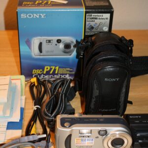 Sony Cybershot DSCP71 3.2MP Digital Camera with 3x Optical Zoom