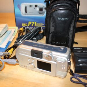 Sony Cybershot DSCP71 3.2MP Digital Camera with 3x Optical Zoom