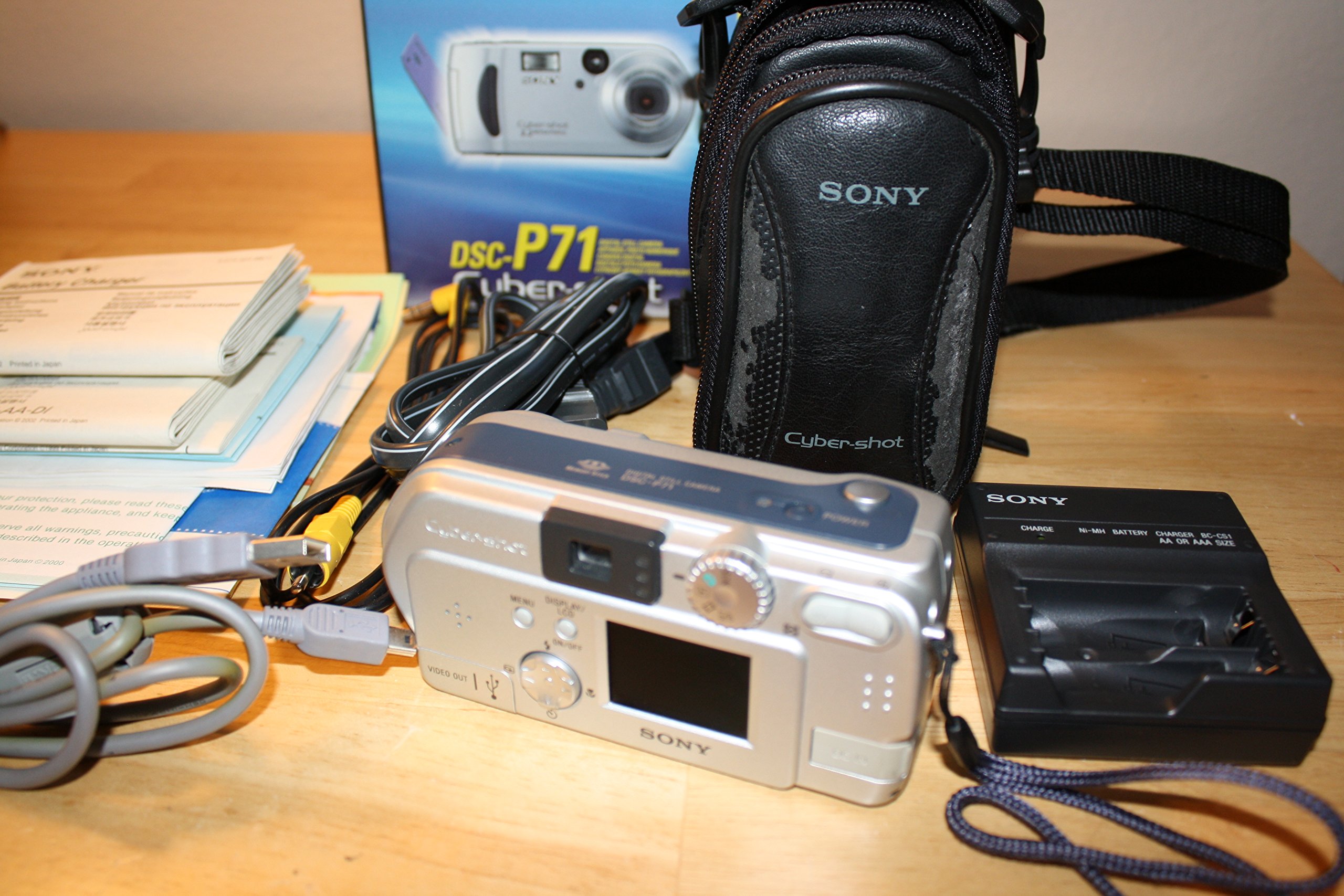 Sony Cybershot DSCP71 3.2MP Digital Camera with 3x Optical Zoom