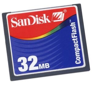 sandisk 32 mb compactflash card