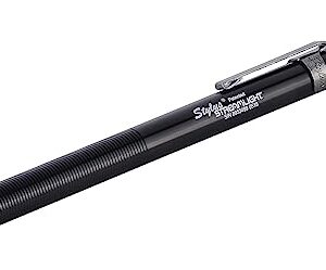 Streamlight 65018 Stylus 11-Lumen White LED Pen Light with 3 AAAA Alkaline Batteries, Black