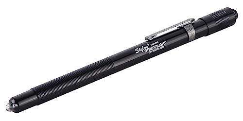 Streamlight 65018 Stylus 11-Lumen White LED Pen Light with 3 AAAA Alkaline Batteries, Black