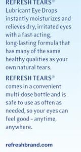 Refresh Tears Lubricant Eye Drops, 2 Count (Pack of 1)