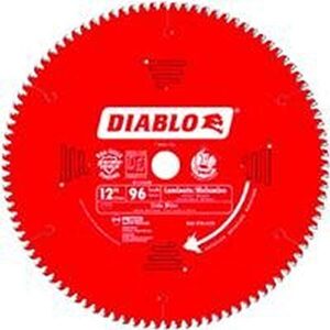 freud d1296n diablo 12" 96 tooth tcg non-ferrous miter saw blade 1" arbor