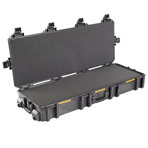 Pelican Vault V730 Multi-Purpose Hard Case with Foam - Tripod, Equipment, Electronics Gear, Instrument, and More (Black)