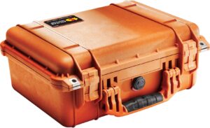 pelican 1450 case with foam (orange)