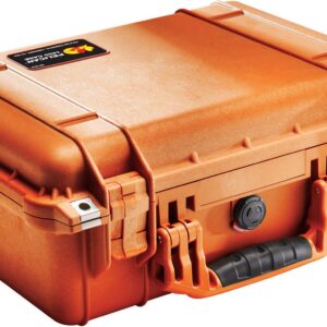 Pelican 1450 Case With Foam (Orange)