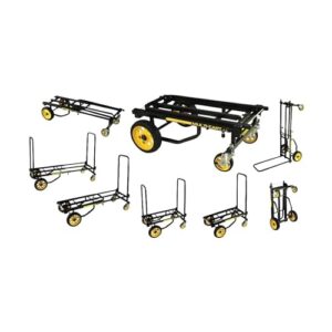 advantus™ multi-cart® 8-in-1 cart, 500 lb capacity, black/yellow