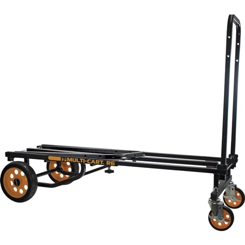 Advantus™ Multi-Cart® 8-in-1 Cart, 500 Lb Capacity, Black/Yellow