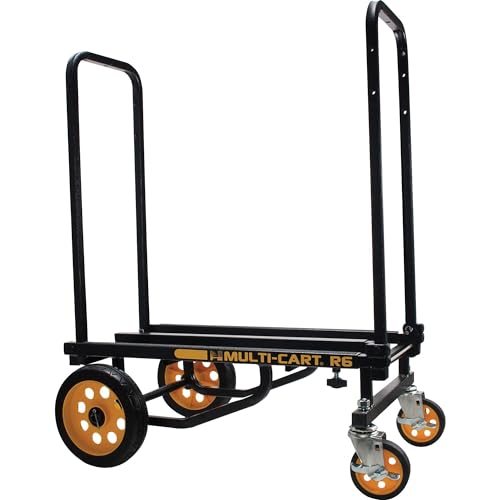 Advantus™ Multi-Cart® 8-in-1 Cart, 500 Lb Capacity, Black/Yellow