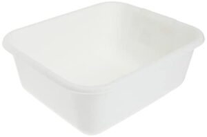 rubbermaid pan, 11.4-quart, white