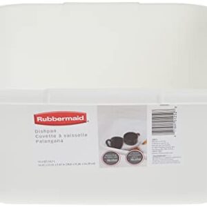 Rubbermaid Pan, 11.4-Quart, White