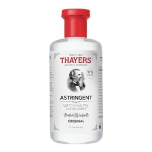 thayers original witch hazel astringent with aloe vera, 12 ounce bottle