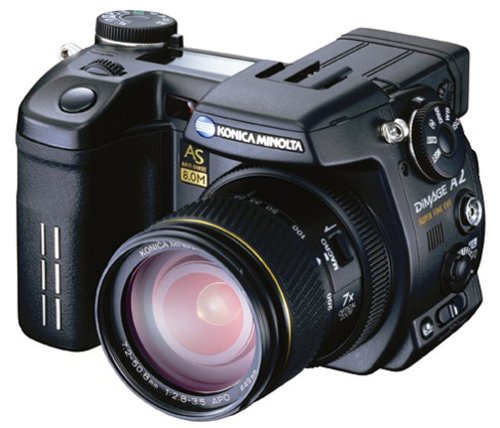 Konica Minolta Dimage A2 8MP Digital Camera with 7x Anti Shake Optical Zoom