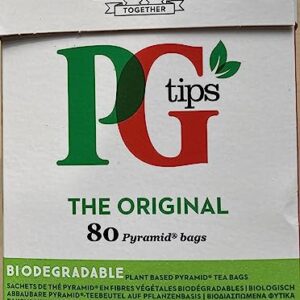 PG Tips Premium Black Tea, Pyramid Bags, 80 ct