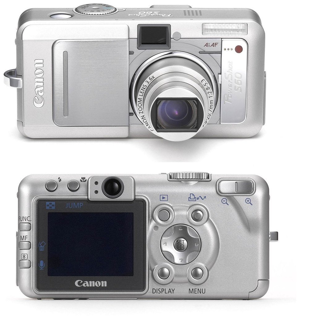 Canon Powershot S60 5MP Digital Camera with 3.6x Optical Zoom