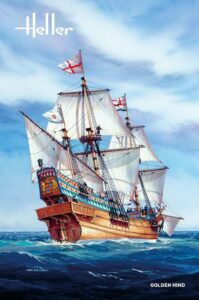 heller golden hind boat model building kit