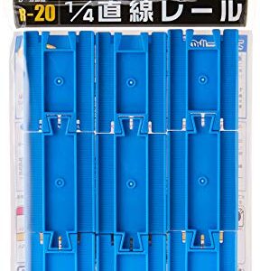 R-20 Quarter Straight Rail (3 Version & 3 Pieces) by Takara Tomy