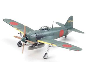 tamiya 1/72 war bird collection no.68 japan navy kawanishi local fighter shiden 11-inch shell plastic model 60768