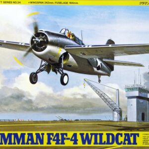 TAMIYA 1/48 Grumman F4F4 Wildcat TAM61034 Plastic Models Airplane 1/48