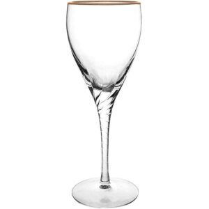 lenox encore gold wine glass