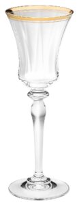 mikasa jamestown gold wine glass