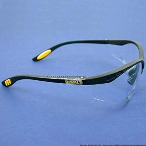 DEWALT DPG59-120C Reinforcer Rx-Bifocal 2.0 Clear Lens High Performance Protective Safety Glasses with Rubber Temples and Protective Eyeglass Sleeve