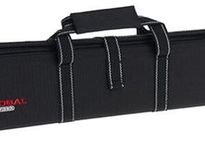 Global G-667/11-Knife Case with Handle and 11 Pockets, 1, Black