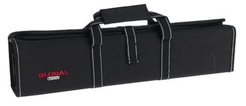 Global G-667/11-Knife Case with Handle and 11 Pockets, 1, Black