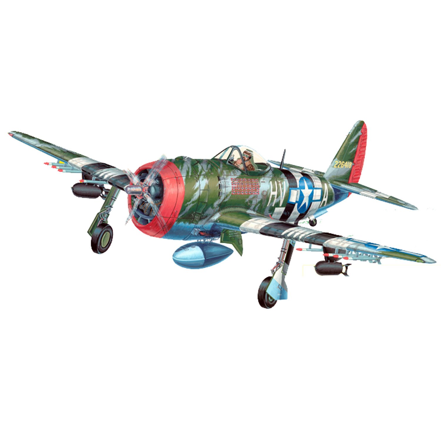 Guillow's P-47D Thunderbolt Model Kit