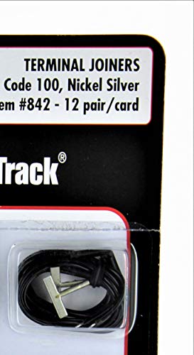 Code 100 Nickel Silver Terminal Joiners HO Scale Atlas Trains