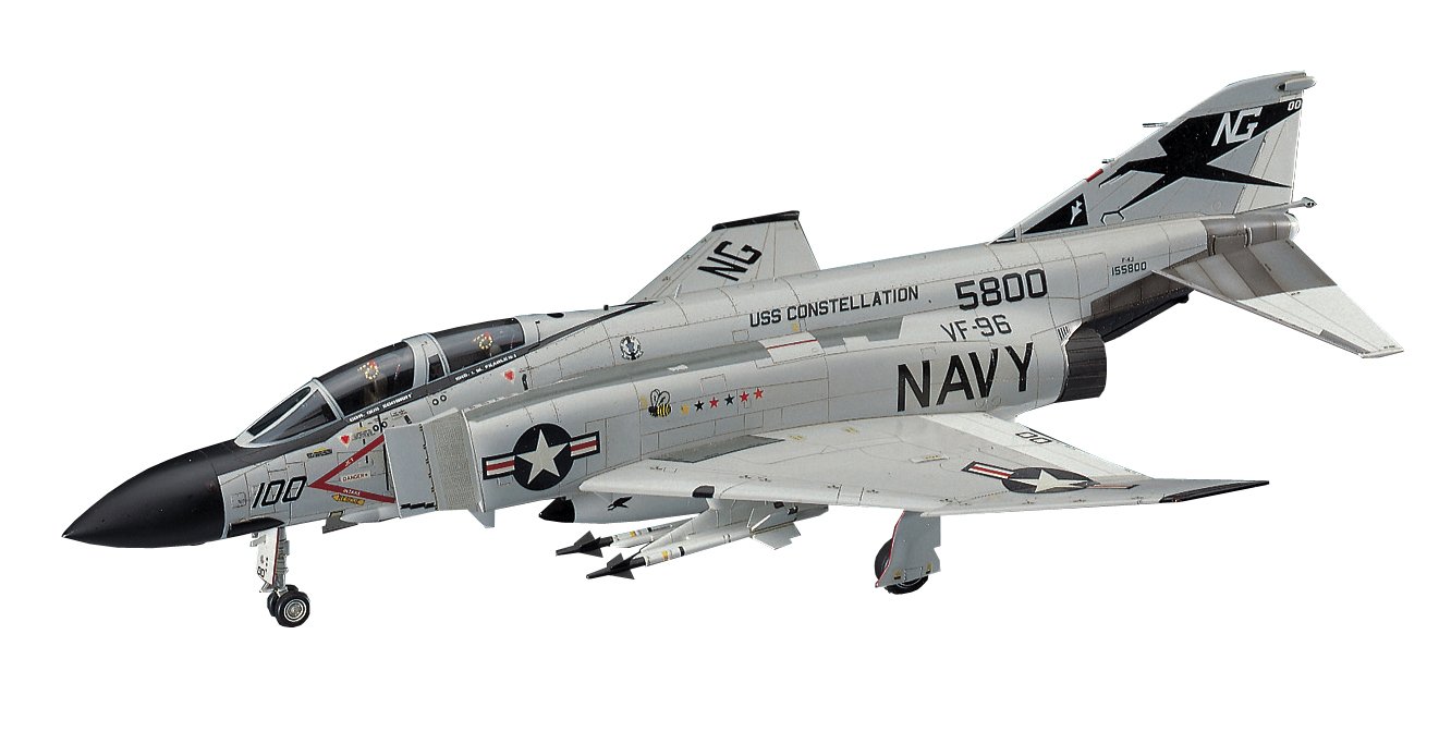 HAS07206 1:48 Hasegawa F-4J Phantom II 'Showtime 100' [MODEL BUIKDING KIT]