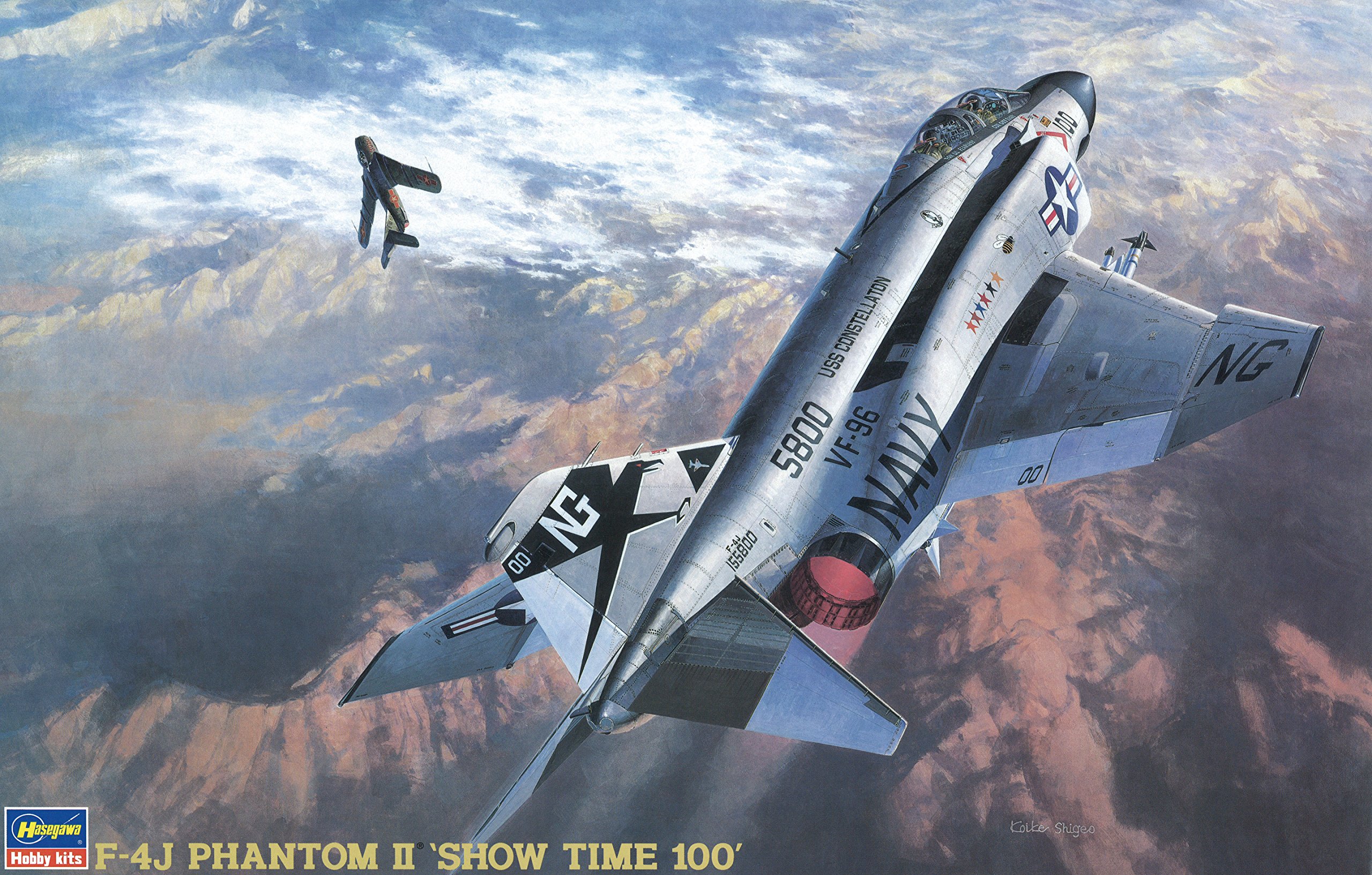 HAS07206 1:48 Hasegawa F-4J Phantom II 'Showtime 100' [MODEL BUIKDING KIT]