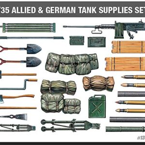 Academy WWII German and Allied Tank Equipment Set I Model Kit