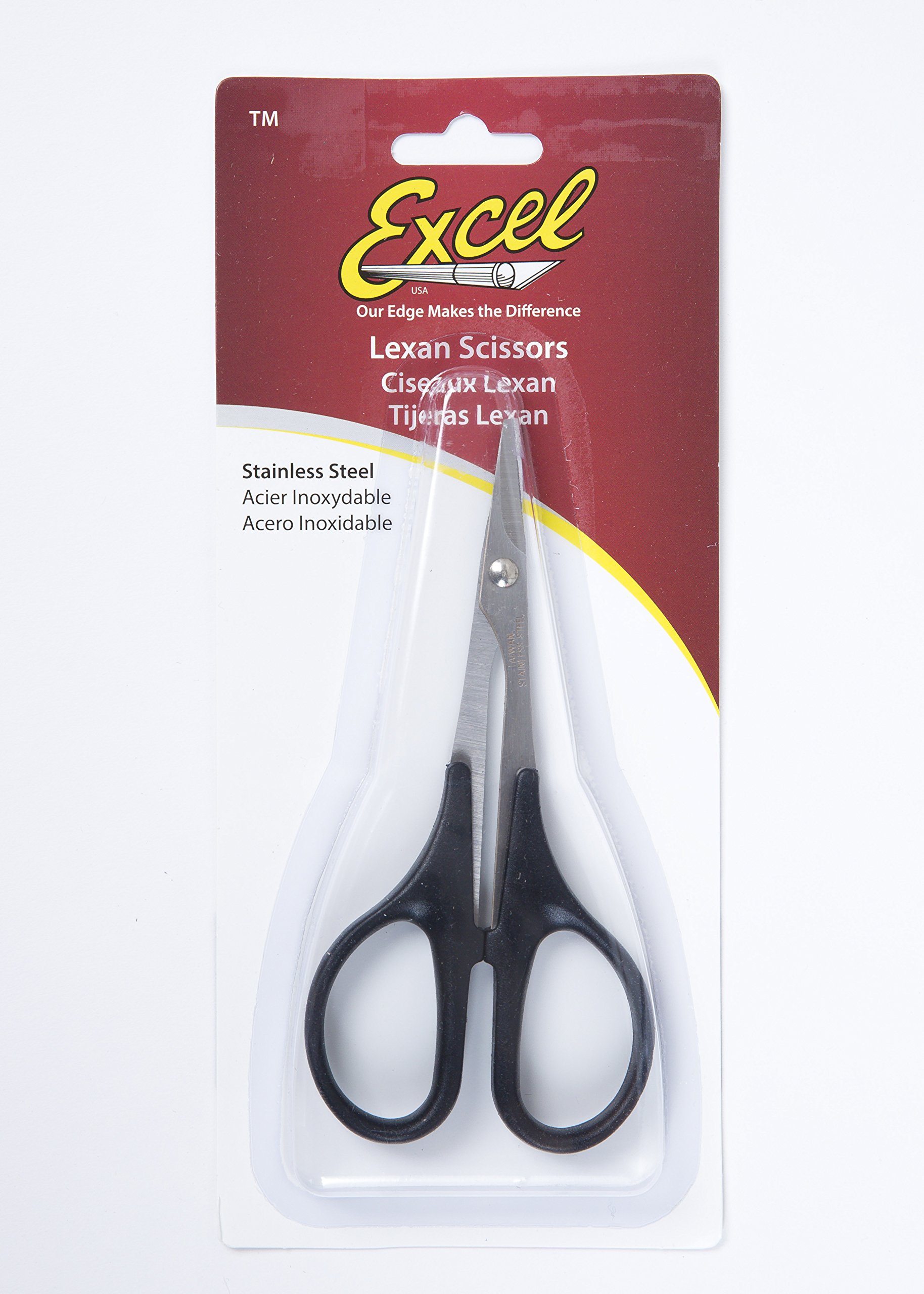 Excel Curved Lexan Scissors, 5-1/2-Inch