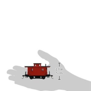 Bachmann Trains - Bobber Caboose - PAINTED UNLETTERED - RED - HO Scale