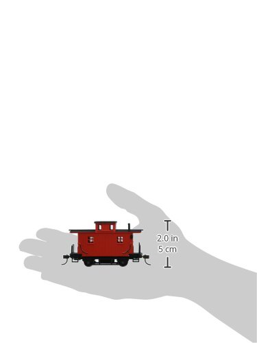 Bachmann Trains - Bobber Caboose - PAINTED UNLETTERED - RED - HO Scale